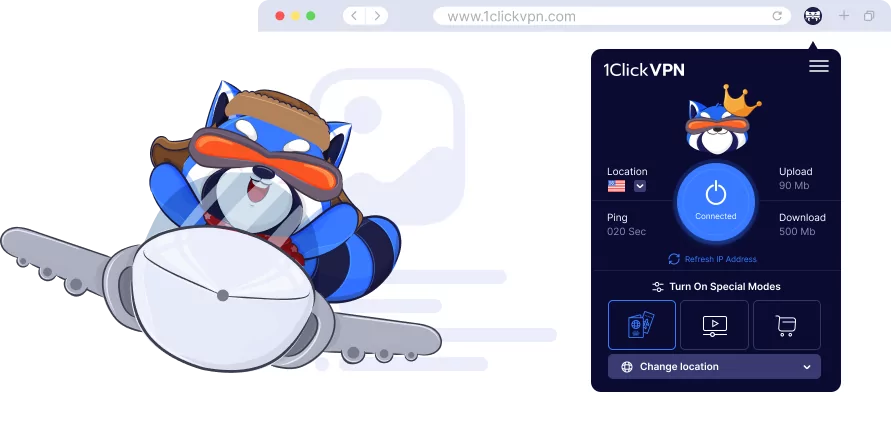 Try the Best VPN for travel overseas | 1clickvpn